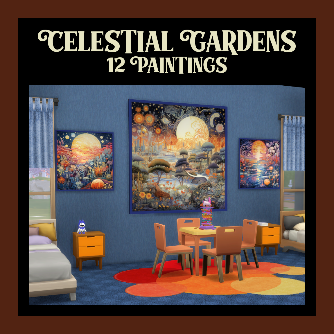 Celestial Gardens Paintings - The Sims 4 Build / Buy - CurseForge