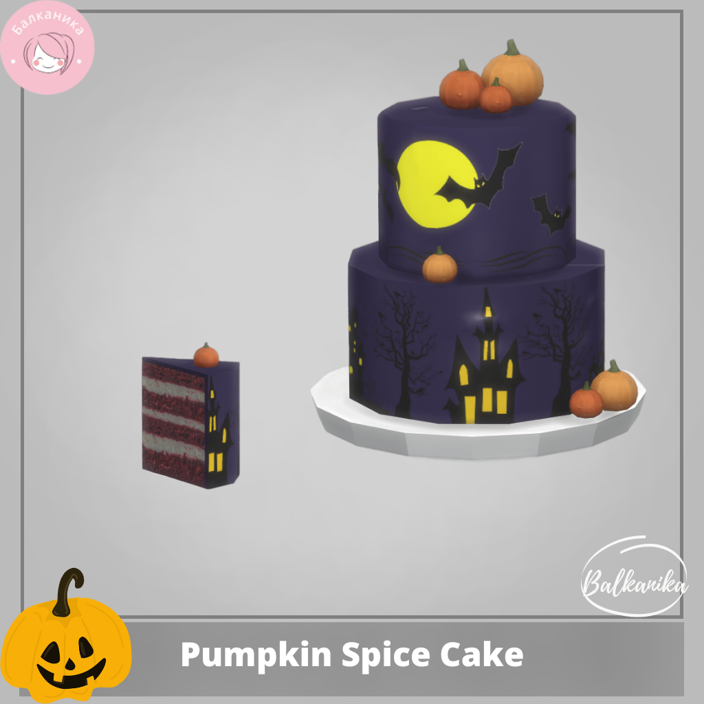 Pumpkin Spice Cake - The Sims 4 Mods - CurseForge