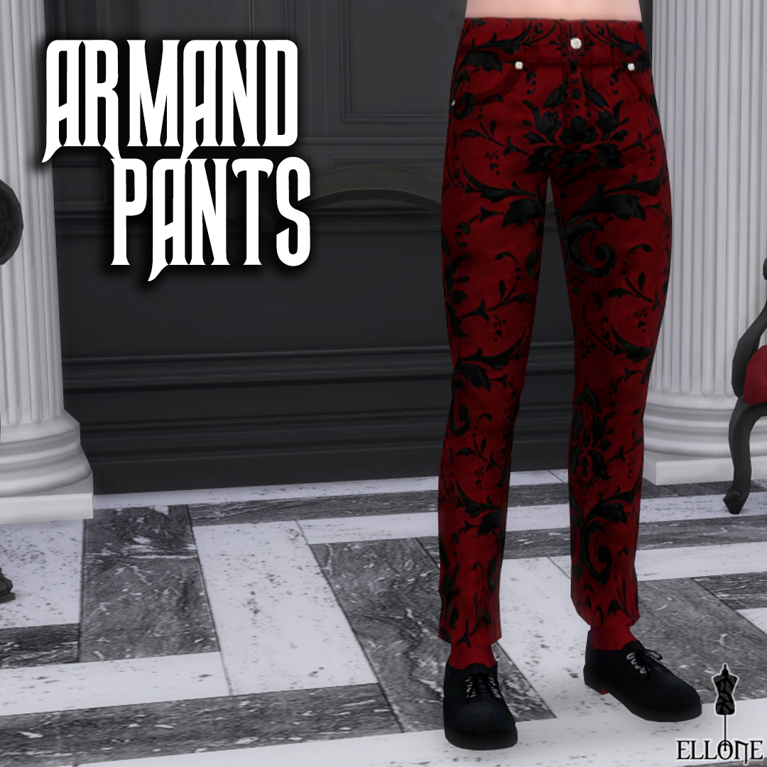 Armand Pants (Sanguine Society Collection) - The Sims 4 Create a Sim ...