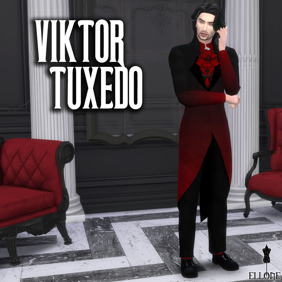 Viktor Tuxedo (Sanguine Society Collection) - The Sims 4 Create a Sim ...