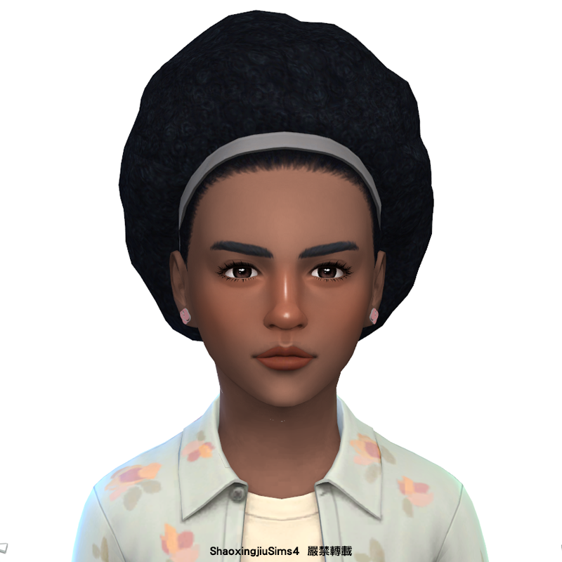 Child Headband Natural Hair - Files - The Sims 4 Create a Sim - CurseForge