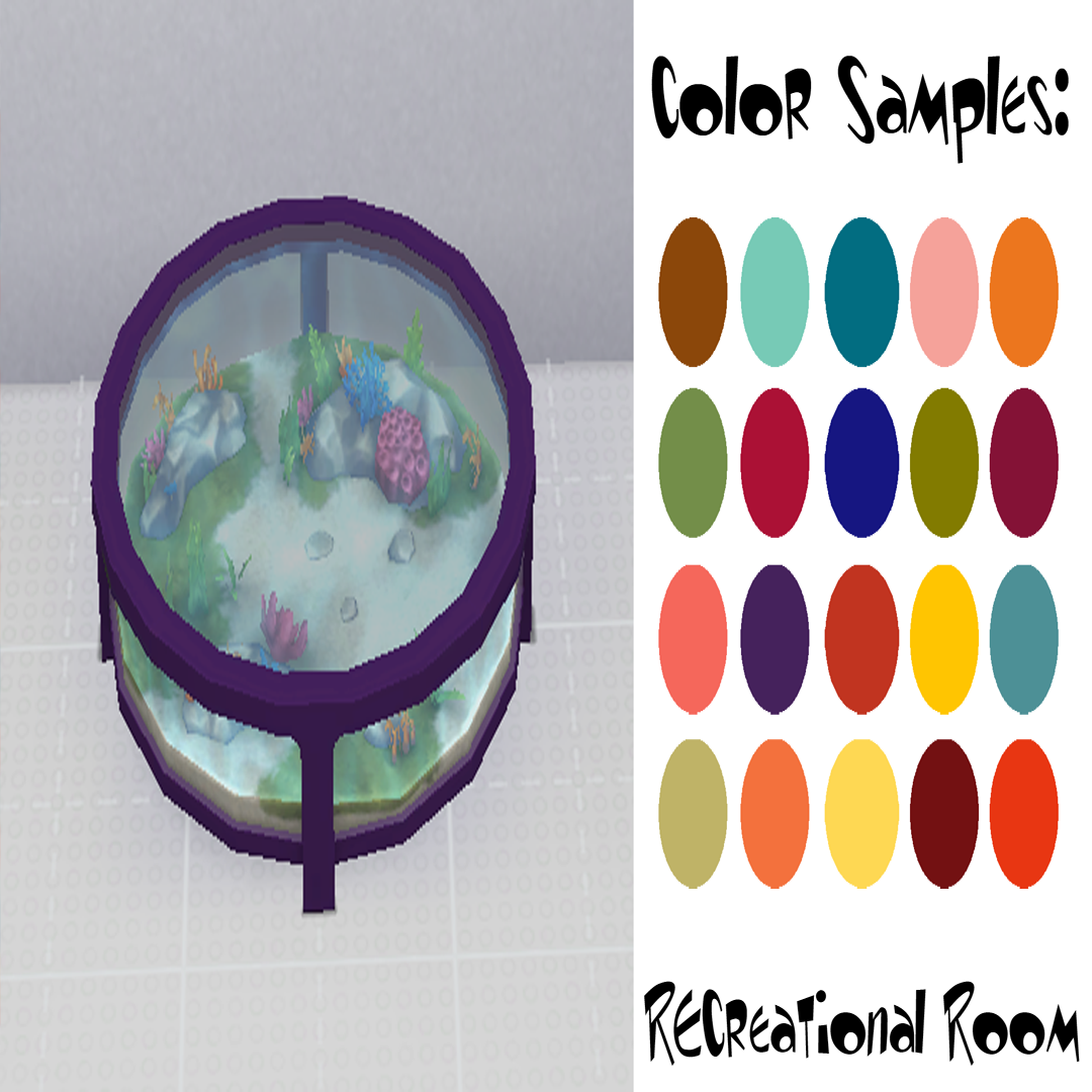 FC-Retro RecRoom- Aquarium Table - The Sims 4 Build / Buy - CurseForge