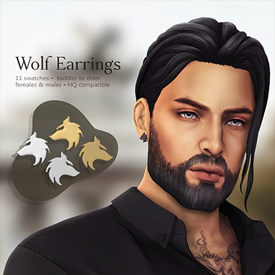 Install Wolf Earrings - The Sims 4 Mods - CurseForge