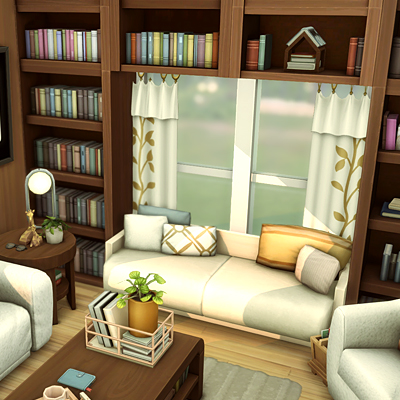 Cozy Reading Room - Comments - The Sims 4 Rooms / Lots - CurseForge