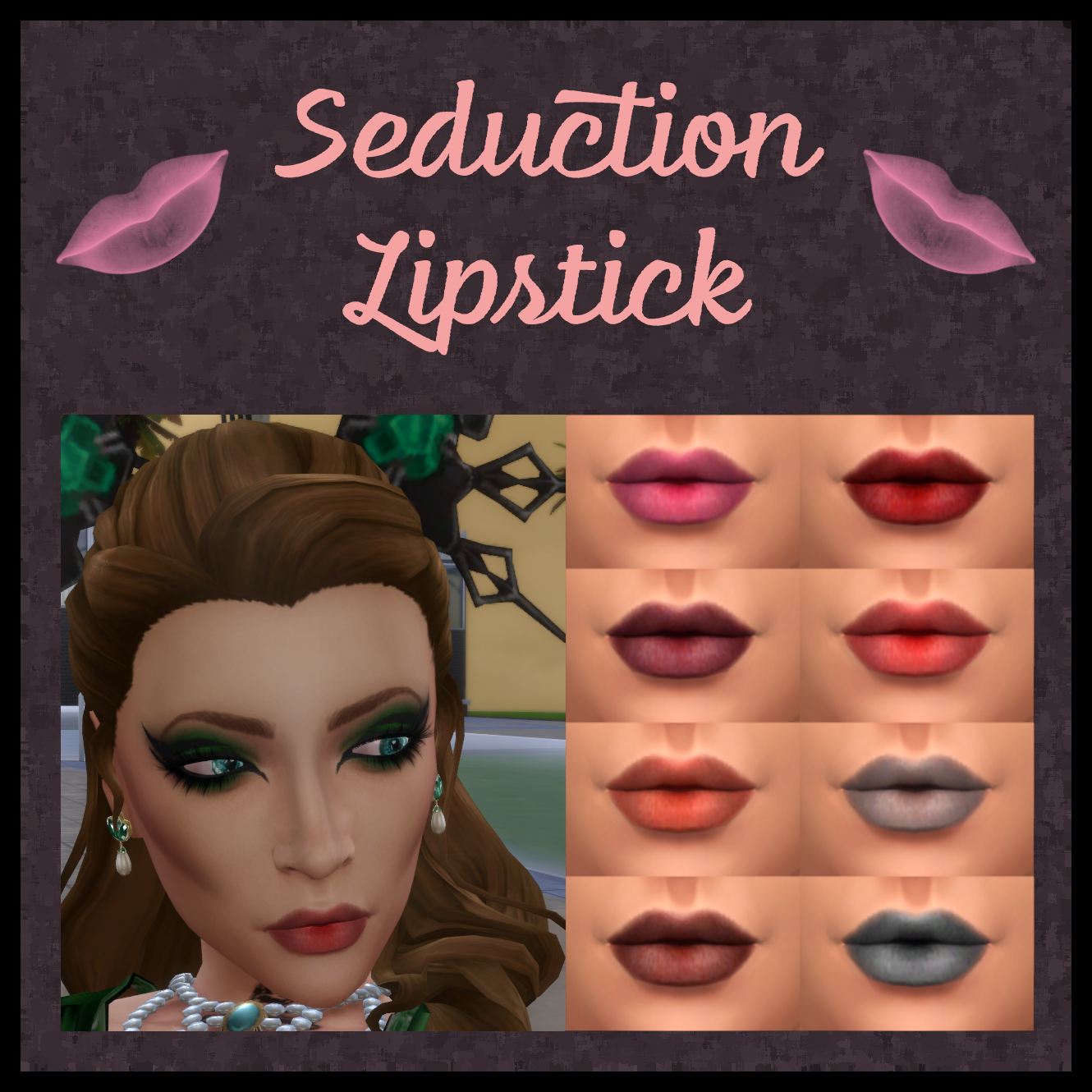 Seduction Lipstick - The Sims 4 Create a Sim - CurseForge