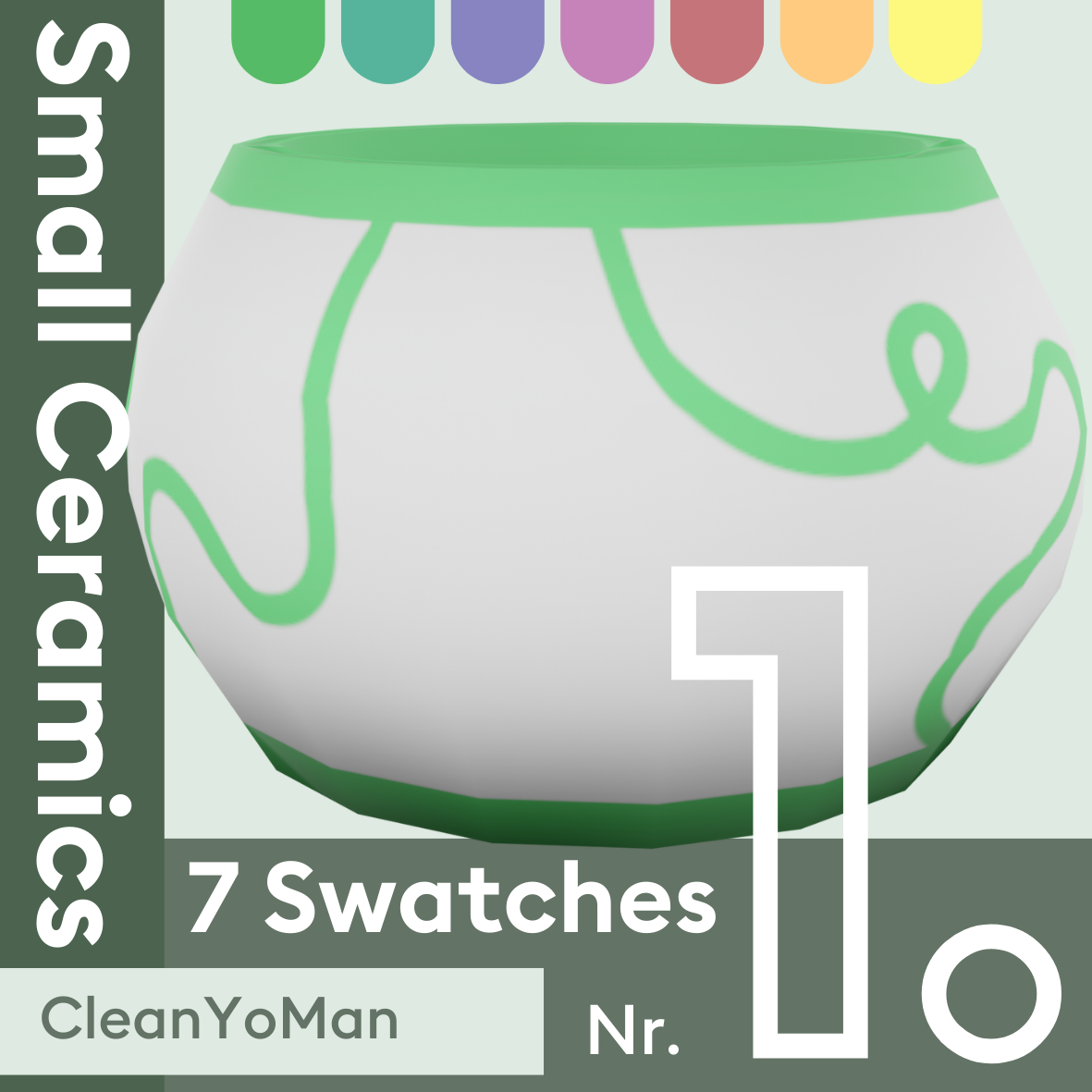 Install Small Ceramics Nr. 1. - Clutter - The Sims 4 Mods - CurseForge