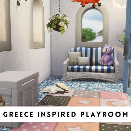 Greece Inspired Playroom - The Sims 4 Rooms / Lots - CurseForge