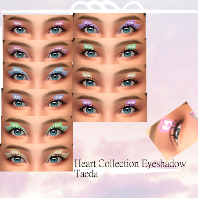 Heart Eyeshadow - The Sims 4 Create a Sim - CurseForge