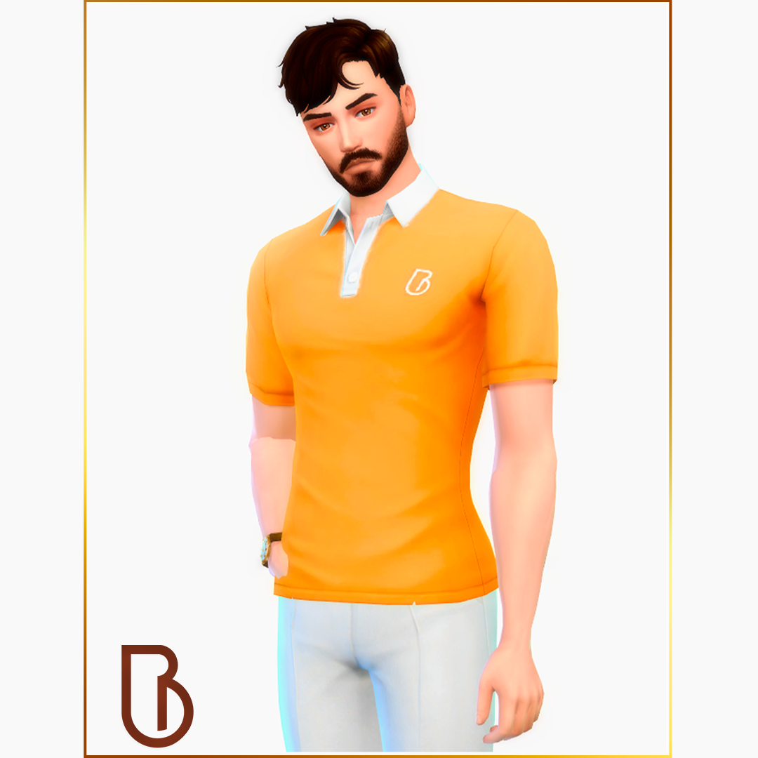 Adult Man Shirt - Summer Family Outfit - Version 1 - The Sims 4 Create ...