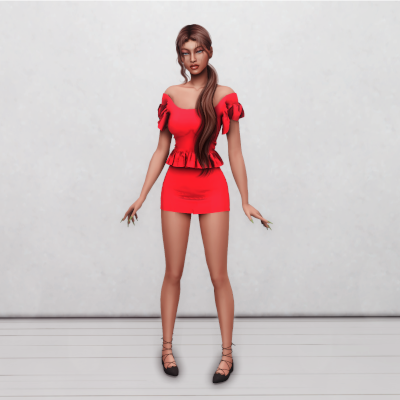 Dress Monica - The Sims 4 Create a Sim - CurseForge