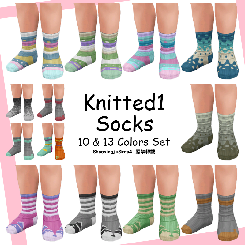 Knitted1 Socks Set - Files - The Sims 4 Create a Sim - CurseForge