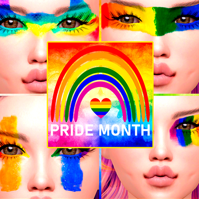 Pride Month EyeShadow All ages - The Sims 4 Create a Sim - CurseForge