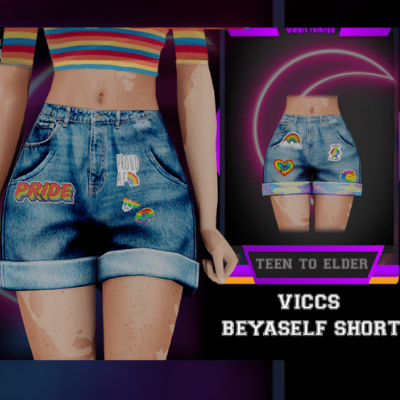 Viccs_BeyaSelf Shorts - The Sims 4 Create a Sim - CurseForge