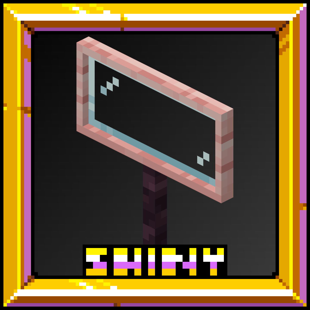 Shiny's Glass Signs (Optifine Required)