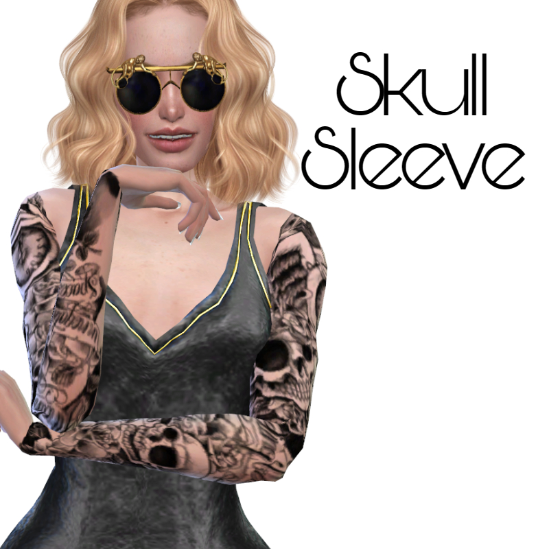 Skull Sleeve Tattoos - The Sims 4 Create a Sim - CurseForge