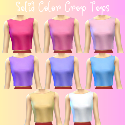 Kiwi Crop Tops - The Sims 4 Create a Sim - CurseForge