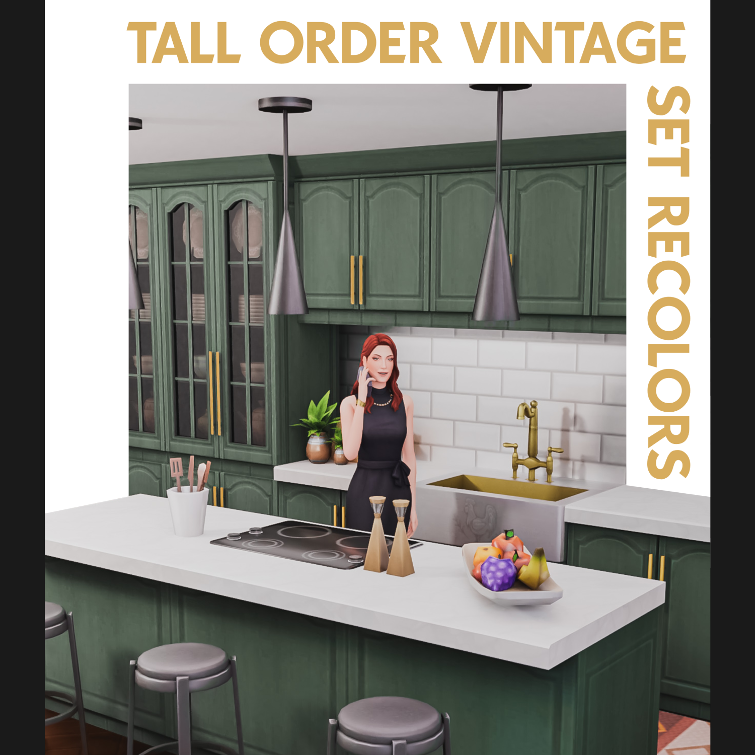 Tall Order Vintage Set Recolors - The Sims 4 Build / Buy - CurseForge
