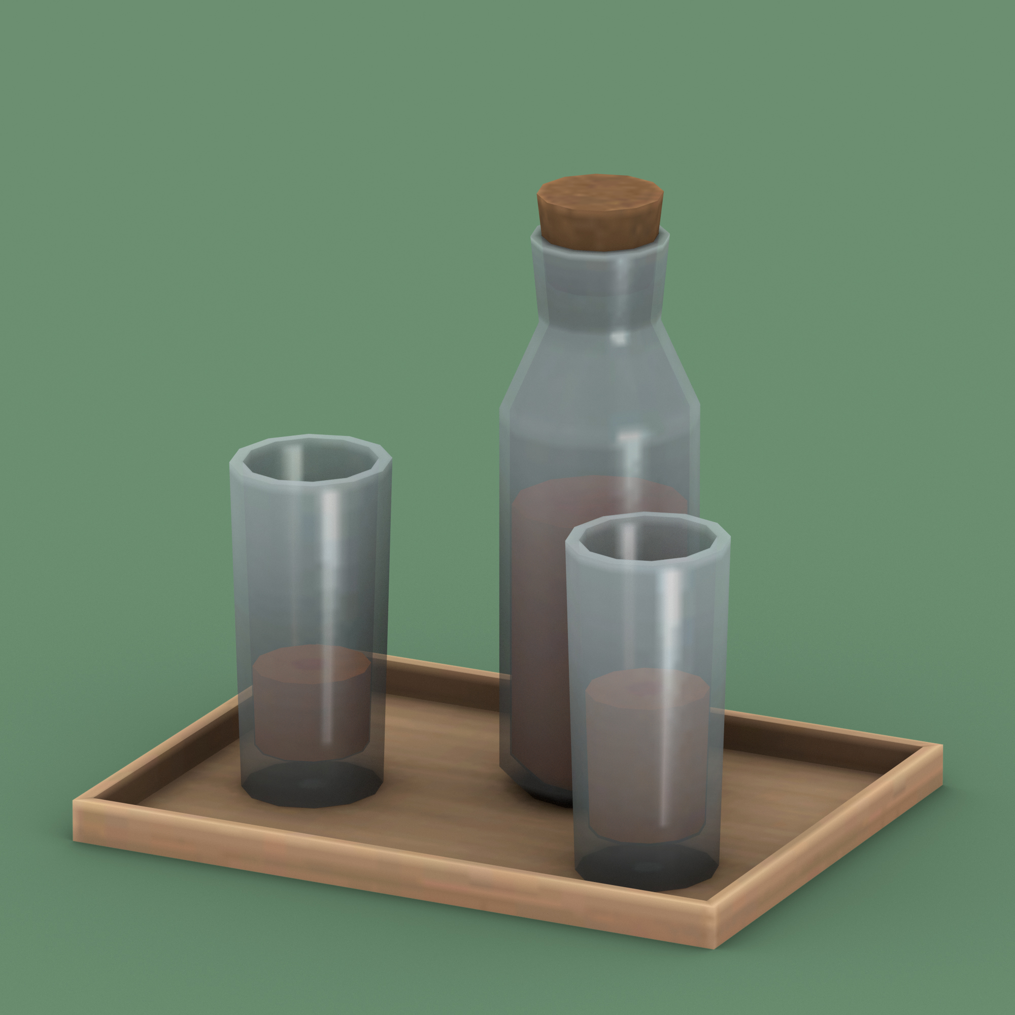 QICC - Evergreen Tray of Drinks - The Sims 4 Build / Buy - CurseForge