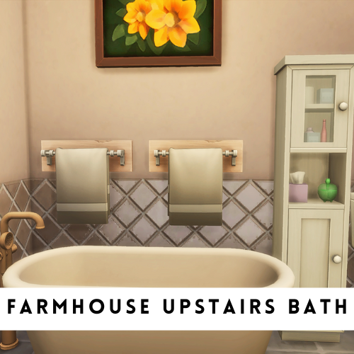 Farmhouse Upstairs Bath - The Sims 4 Rooms / Lots - CurseForge