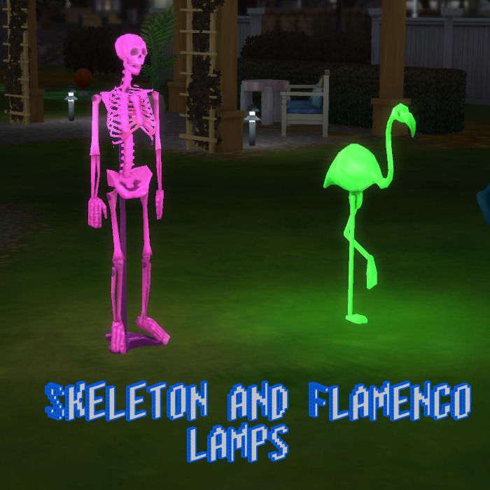 Download Skeleton and Flamenco lamps - The Sims 4 Mods - CurseForge