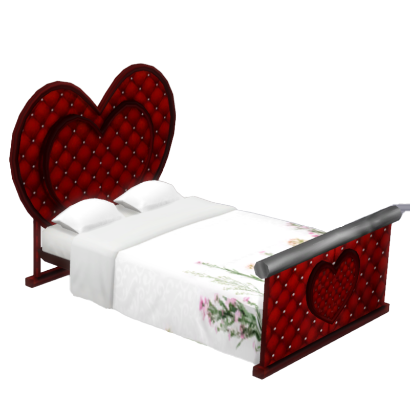 The Iconic Heart Bed, renovated - The Sims 4 Build / Buy - CurseForge