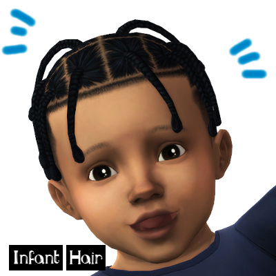 Jayce Hair For Infants - The Sims 4 Create a Sim - CurseForge