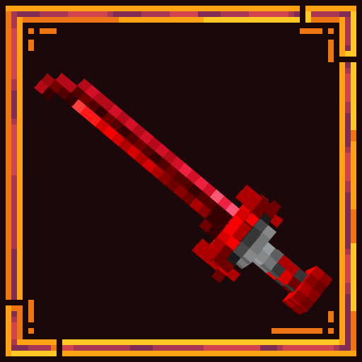 Red Sword Minecraft