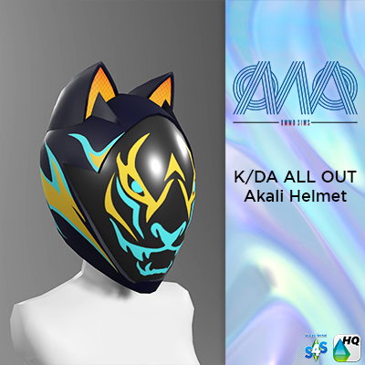 K/DA - ALL OUT Akali Helmet - The Sims 4 Create a Sim - CurseForge