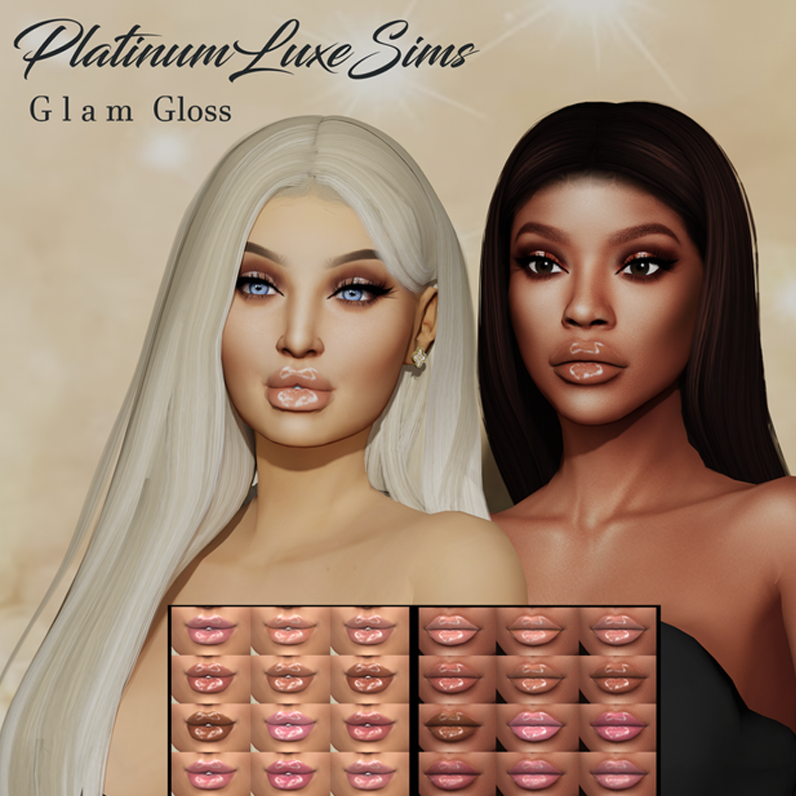 G l a m Gloss - The Sims 4 Create a Sim - CurseForge