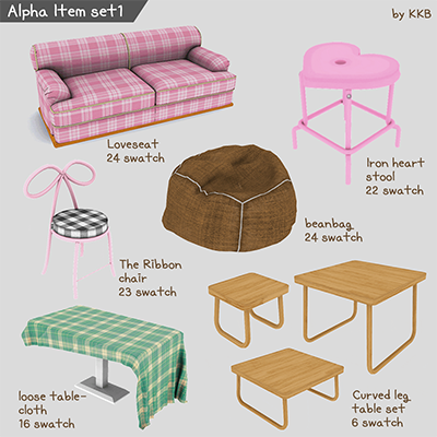 KKB's Item set1 - The Sims 4 Build / Buy - CurseForge