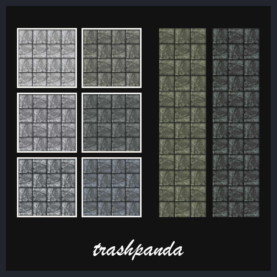 Gray Stone Mini Tile Wallpaper - The Sims 4 Build / Buy - CurseForge