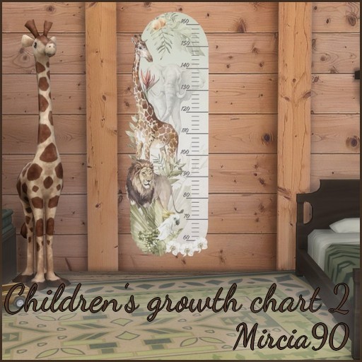 Children's growth chart #2 - The Sims 4 Build / Buy - CurseForge