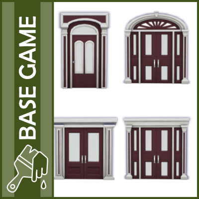 BASE GAME DOORS PT 2 - The Sims 4 Build / Buy - CurseForge