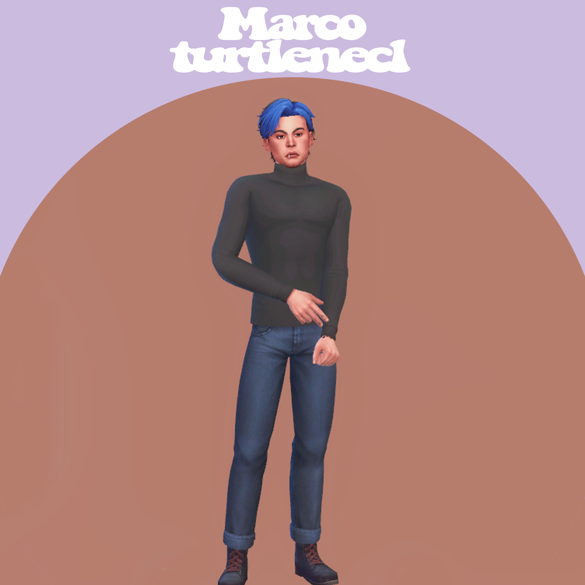 Marco Turtleneck - The Sims 4 Create a Sim - CurseForge