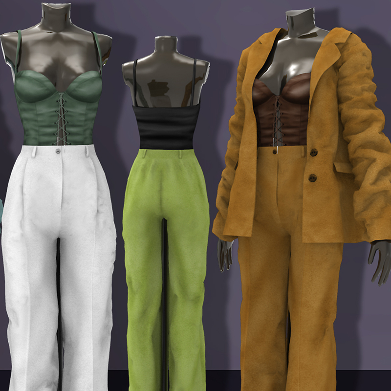 Love On the Brain Jumpsuit and Jacket - The Sims 4 Create a Sim ...