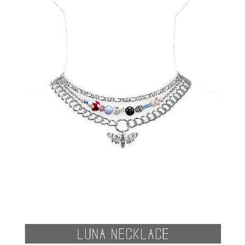 Simpliciaty's Luna Necklace - The Sims 4 Create a Sim - CurseForge