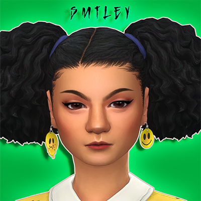smiley face, earrings - fayethegray - The Sims 4 Create a Sim - CurseForge