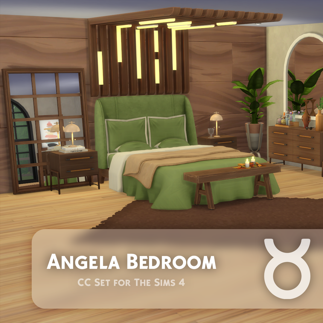 Angela Bedroom - The Sims 4 Build / Buy - CurseForge