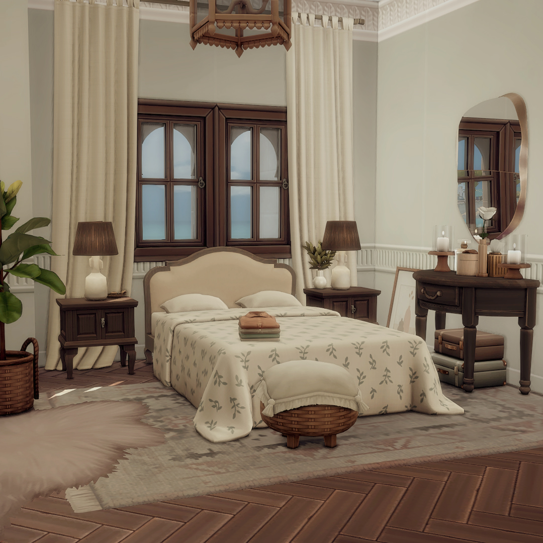 Mediterranean bedroom - The Sims 4 Rooms / Lots - CurseForge