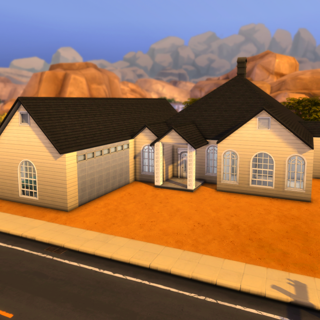 Traditional house 2 Bed with Den and Walk in Pantry - The Sims 4 Rooms ...