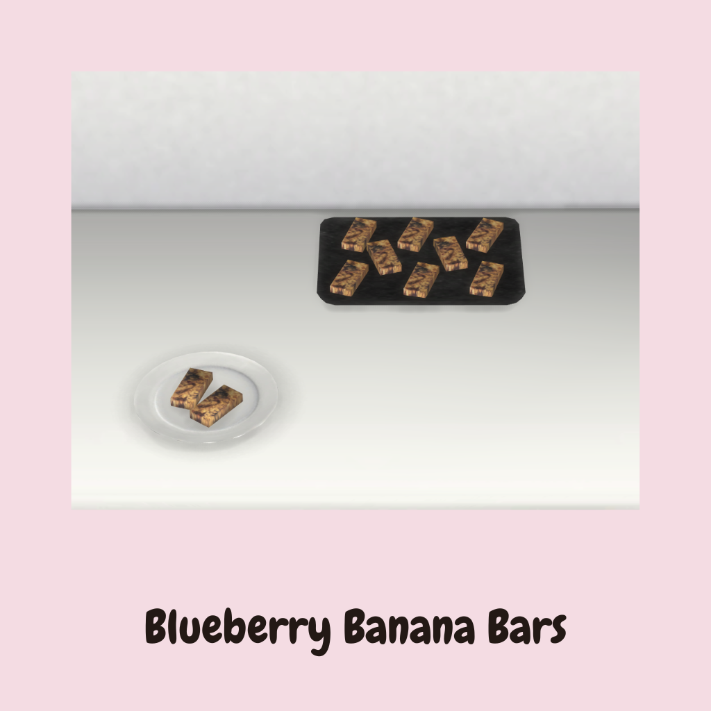 Blueberry Banana Bars - The Sims 4 Mods - CurseForge