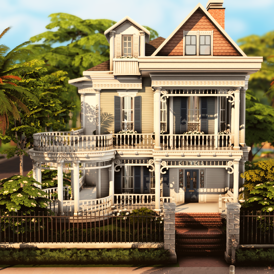 Family House - New Orleans traditional II - The Sims 4 Rooms / Lots ...