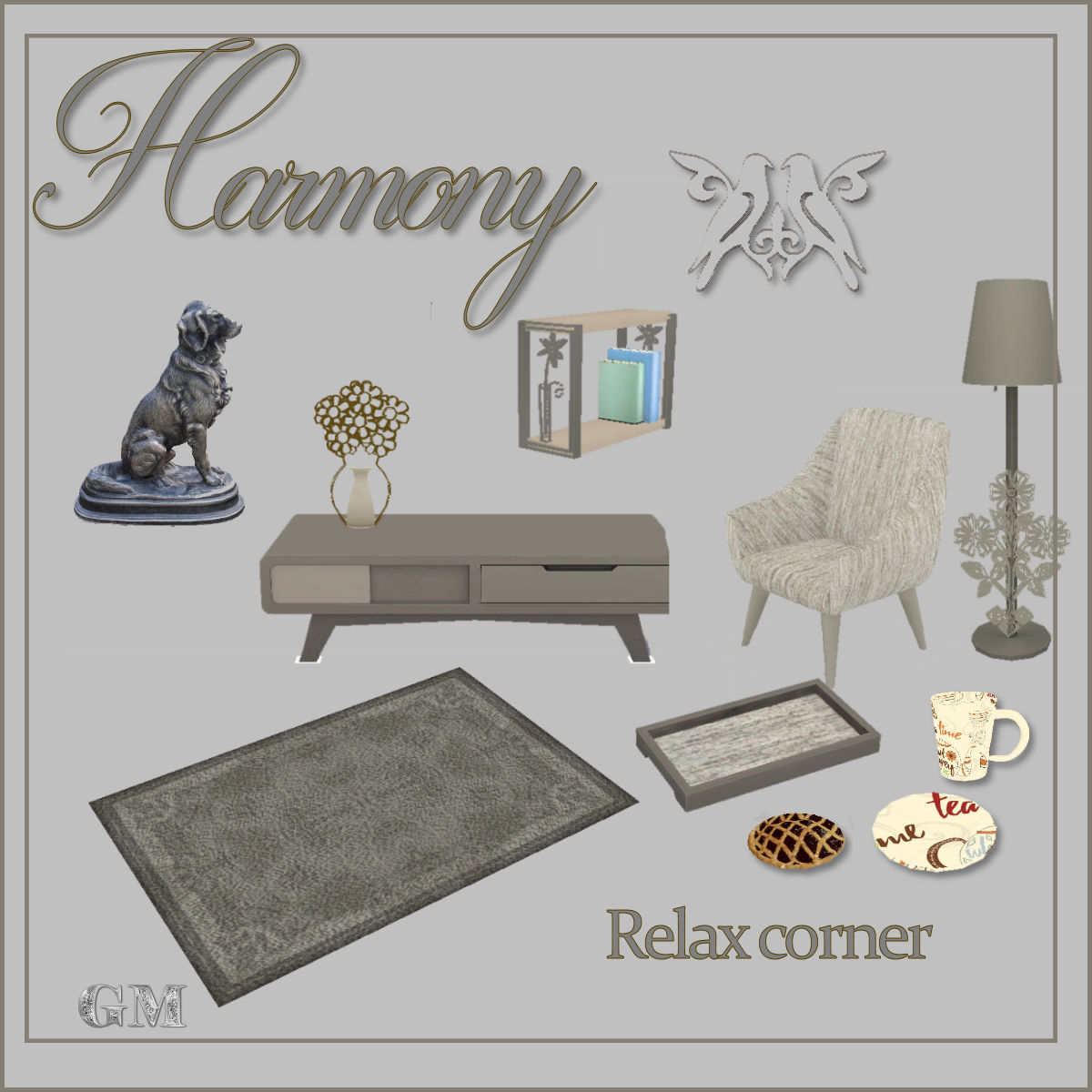 HARMONY RELAXING CORNER SET - The Sims 4 Build / Buy - CurseForge