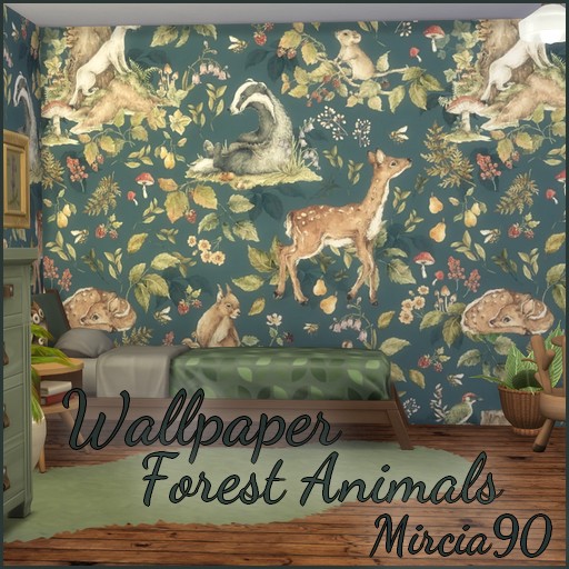 Wallpaper Forest Animals - The Sims 4 Build / Buy - CurseForge
