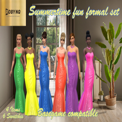 Summertime fun formal set - The Sims 4 Create a Sim - CurseForge