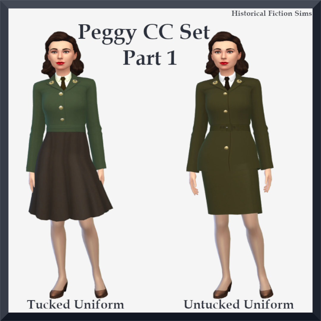 Peggy (Set One) - The Sims 4 Create a Sim - CurseForge