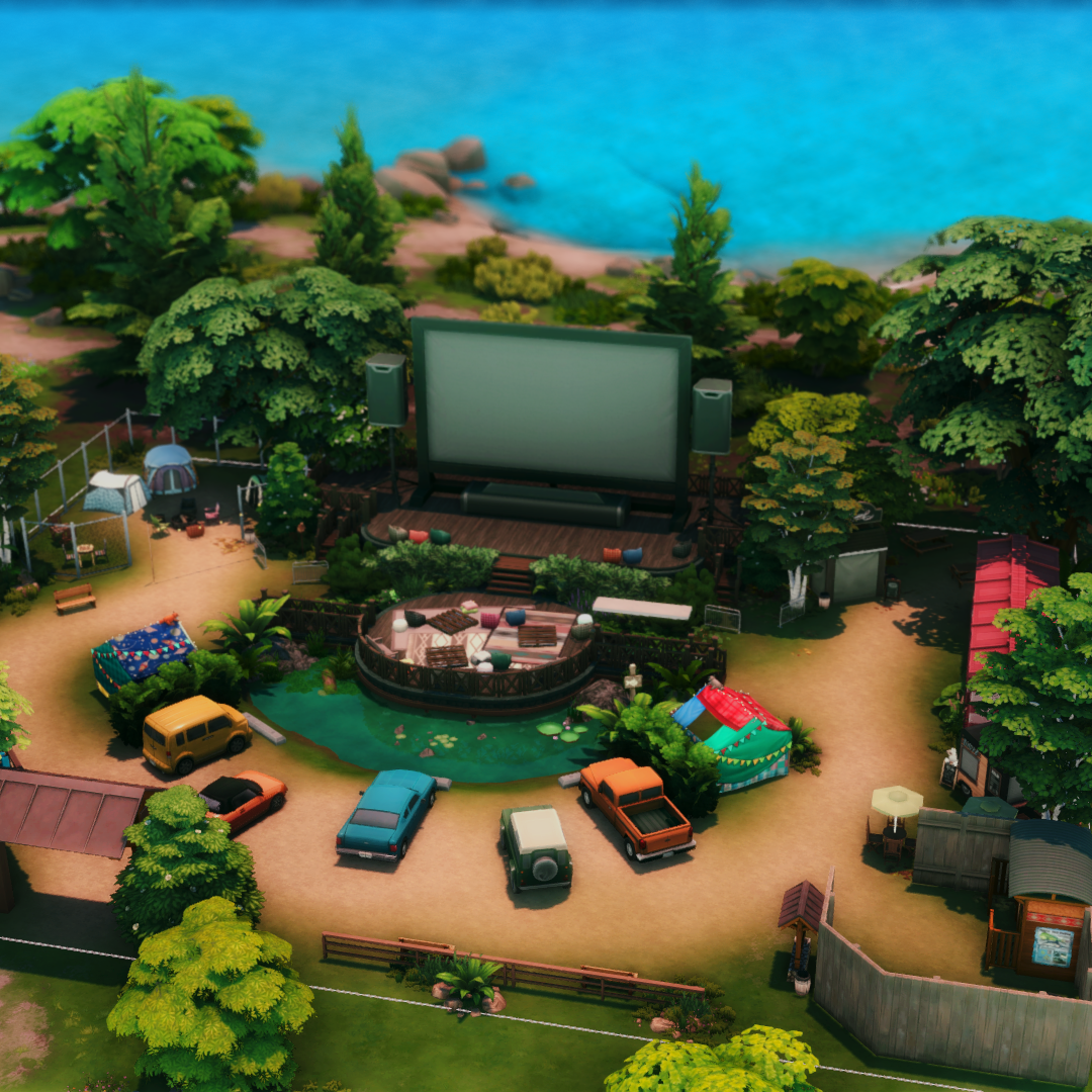 Outdoor Cinema - The Sims 4 Build / Buy - CurseForge