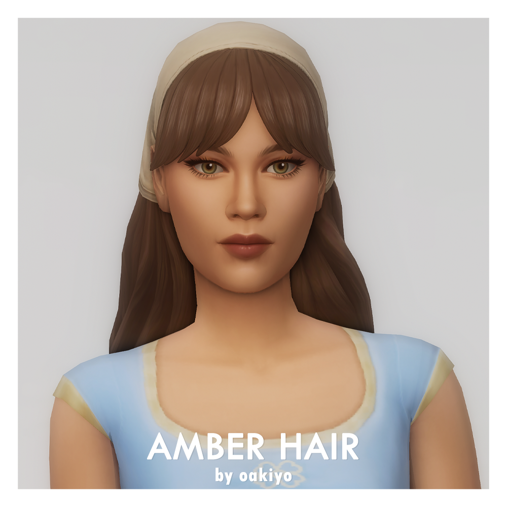 oakiyo - Amber Hair - The Sims 4 Create a Sim - CurseForge