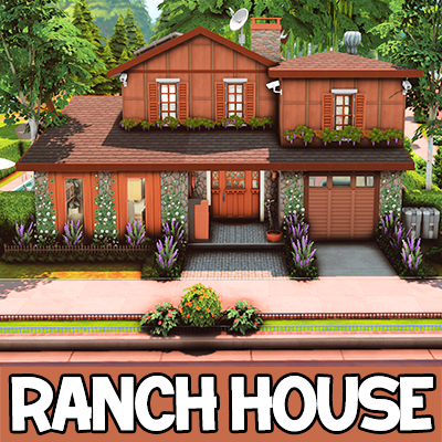 RANCH HOUSE - The Sims 4 Rooms / Lots - CurseForge