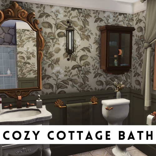Cozy Cottage Bath - The Sims 4 Rooms / Lots - CurseForge
